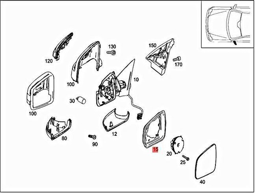 Genuine MERCEDES BBDC S204 W204 C-CLASS W204 Edging 2048110121 | eBay