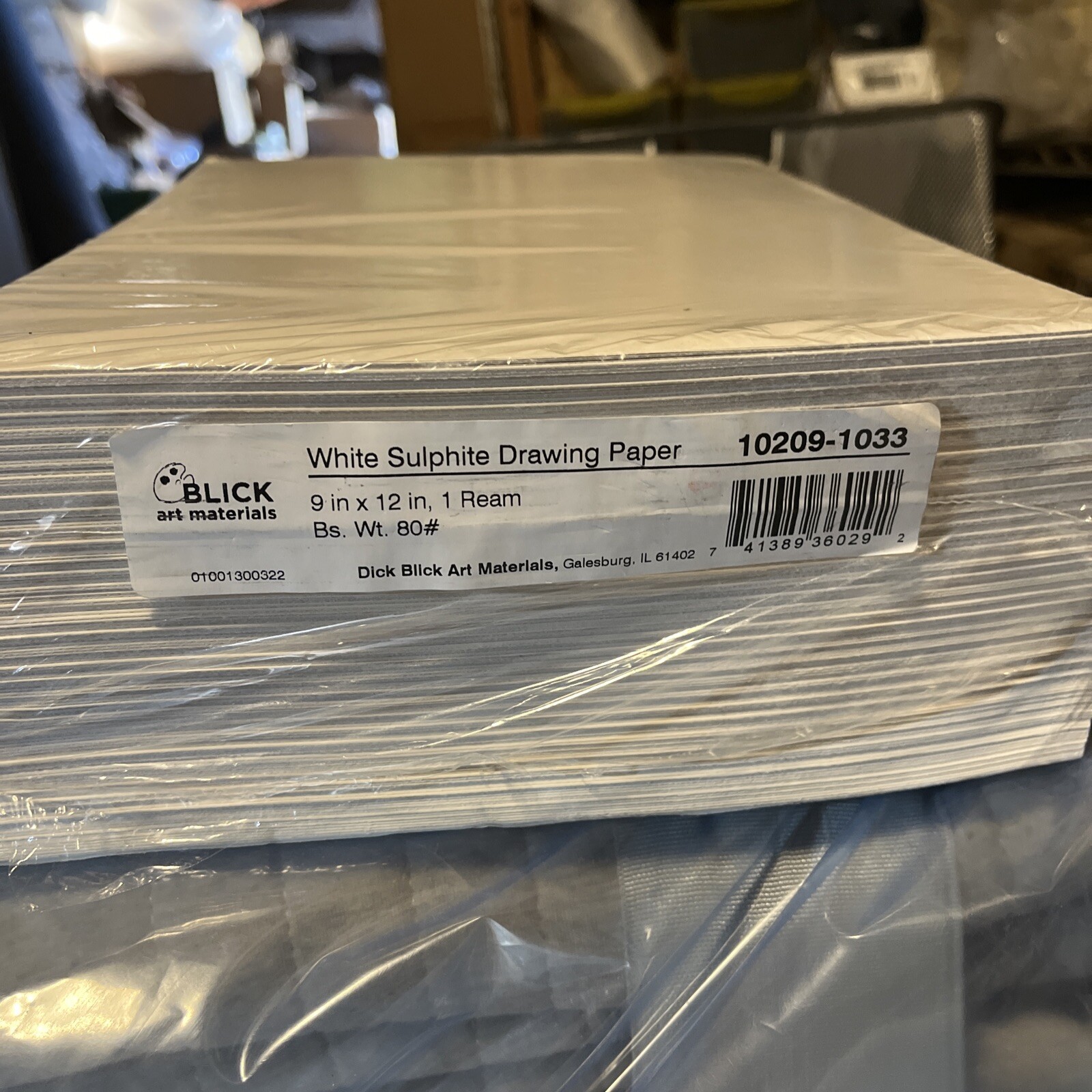 Blick - Sulphite Drawing Paper, 80 lb, 9 x 12 Inches, White, 500 Sheets ...