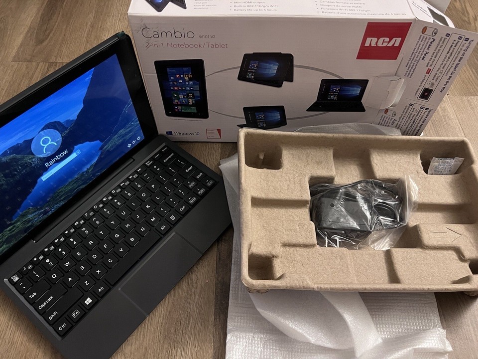 Rca Cambio Laptop Tablet 2-in-1 Windows HD Display Great Condition Fast ...