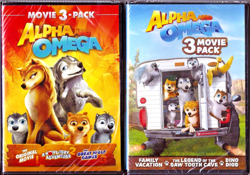 Alpha and Omega 1-6 DVD Movie Collection Family Fun Films Factory ...
