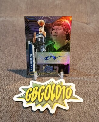 PANINI ILLUSIONS 2021-22 RJ HAMPTON TC-RJH Trophy Collection Auto ...