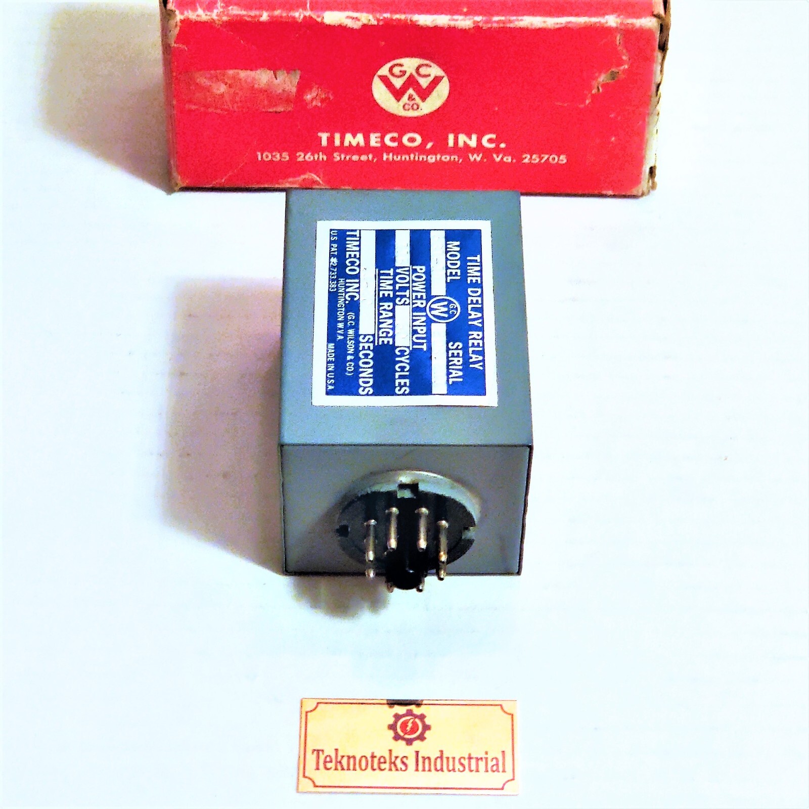 TIMECO 631-14 TIME DELAY RELAY 0.1-20 SEC 115VAC | eBay