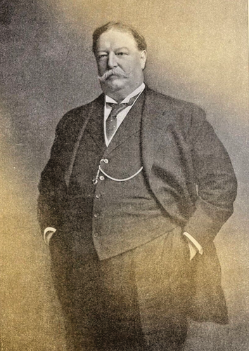 1909 Vintage Magazine Illustration President William Howard Taft | eBay