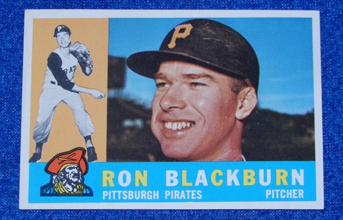 Ron Blackburn * 1960 Topps Baseball #209 🏴‍☠️ Pittsburgh Pirates 🏴‍☠ | eBay
