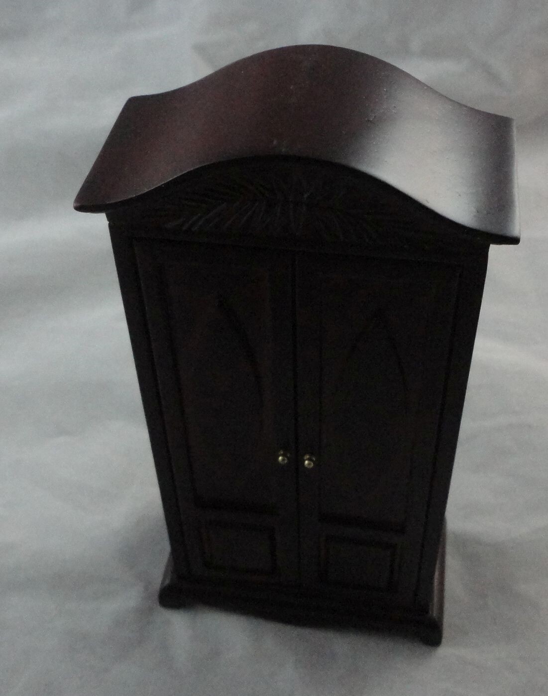 Town Square Miniatures 1:12 Mahogany Armoire T3317 for Miniature ...