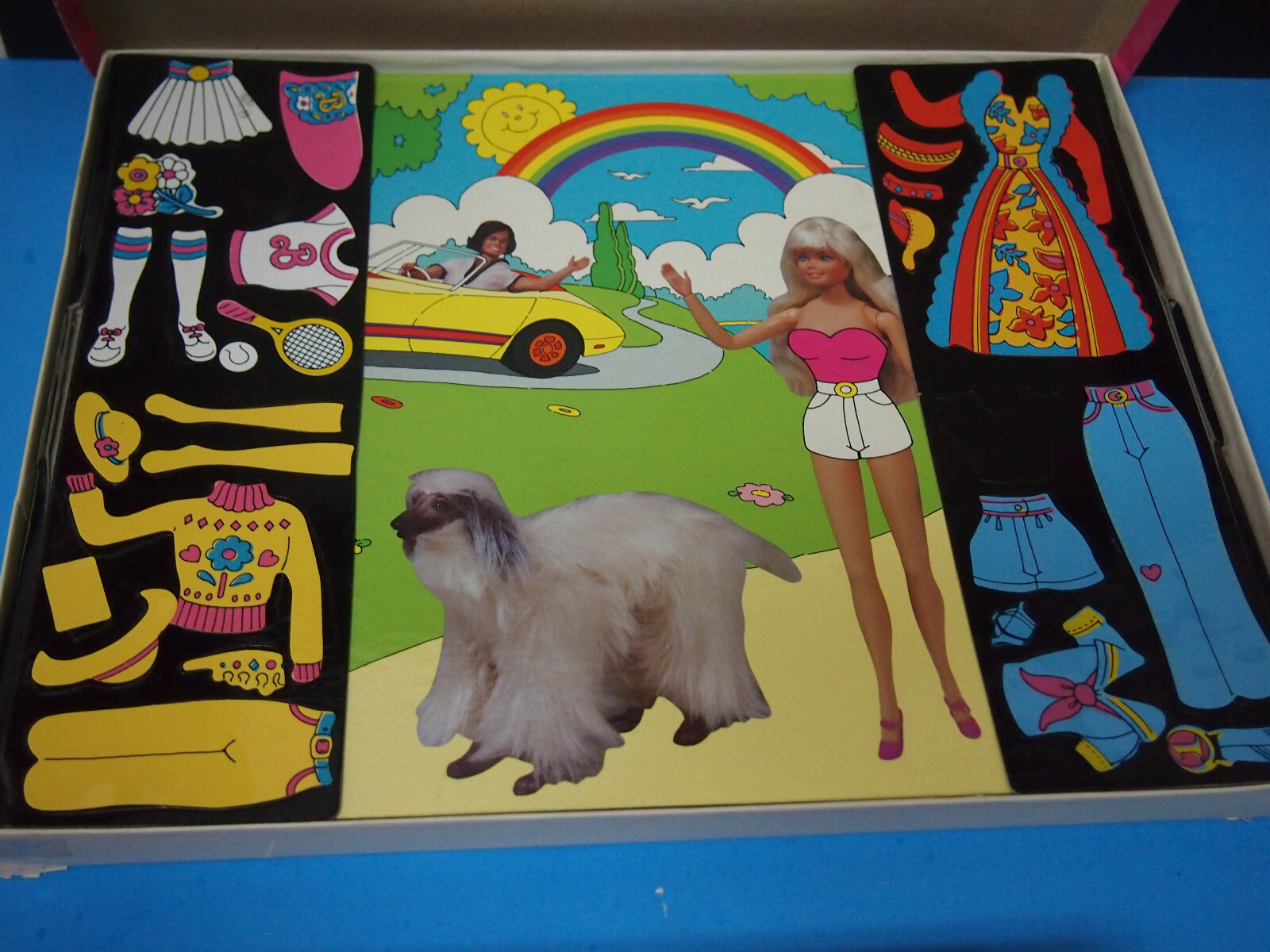 Barbie & Beauty Colorforms Fashion Dress Up RARE Play Set Complete 1981 ...