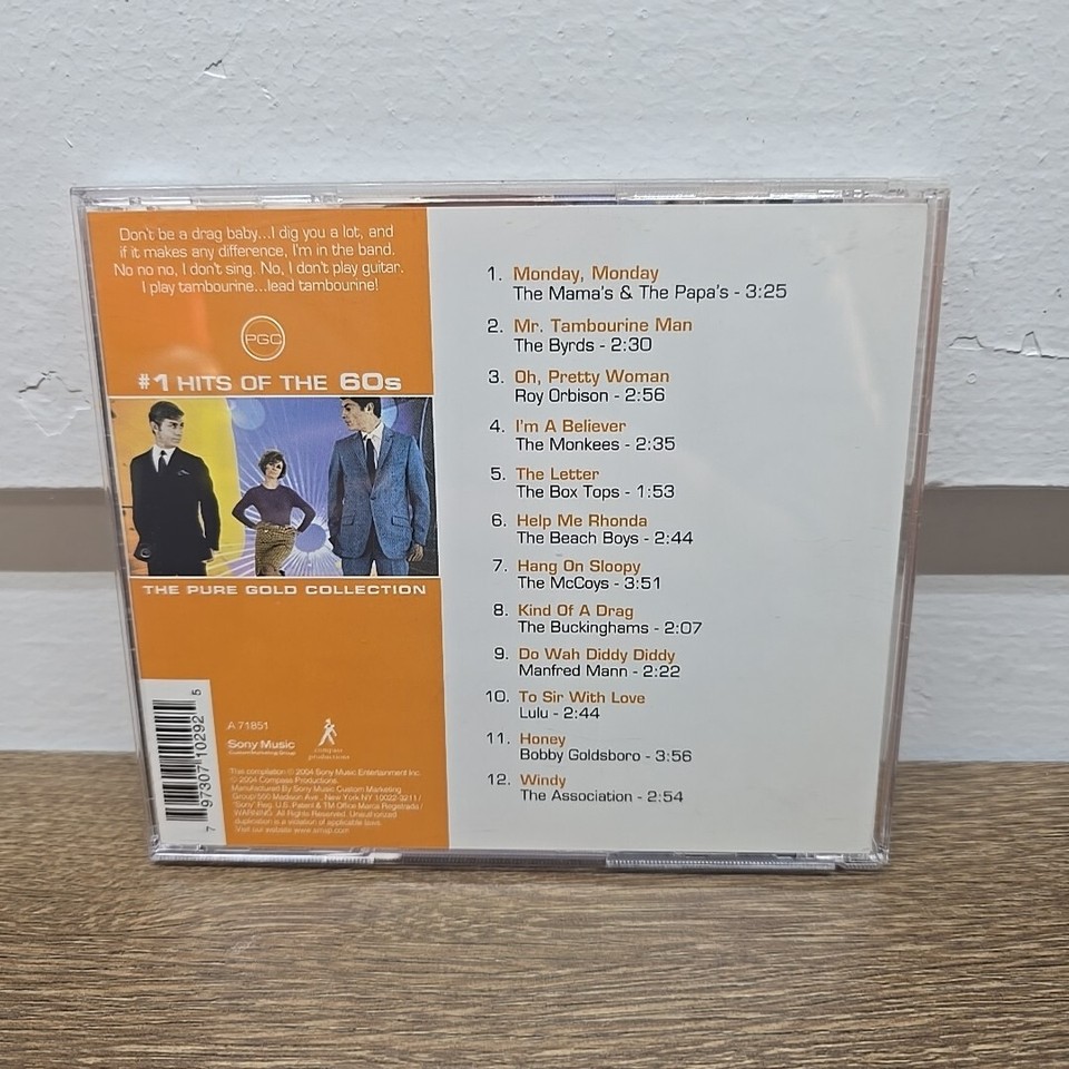 #1 Hits of the 60s by Original Hits CD 2004 The Pure Gold Collection ...