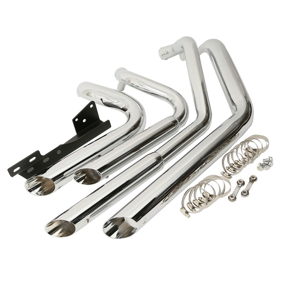 Staggered Shortshot Exhaust Pipes Fit For Harley Sportster Iron 883 ...