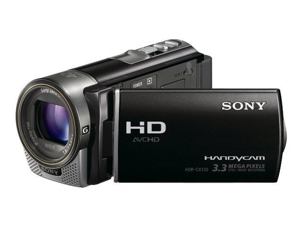 Sony Handycam HDR-CX130E High Definition Flash Media, AVC, AVCHD ...