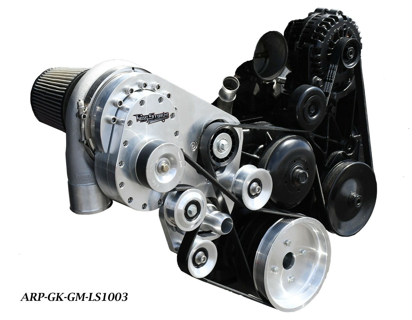 TORQSTORM SUPERCHARGER SYSTEM Truck Spacing Base ARP-K-GM-LS1003 IN ...