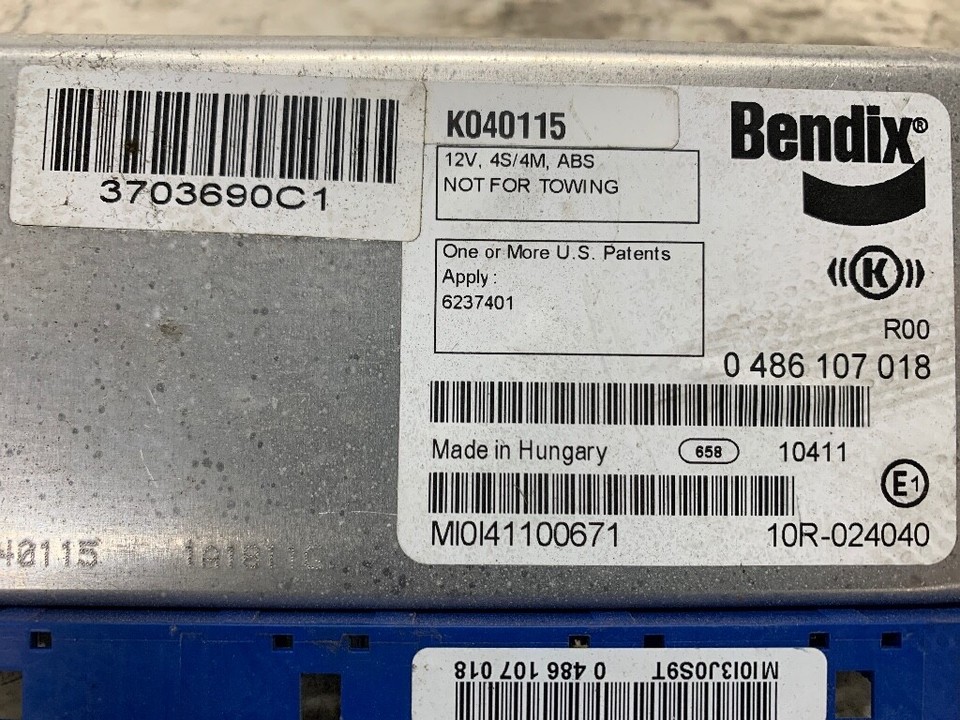 International Bendix ABS Brake Control Module 3703690C1 From 2012 ...