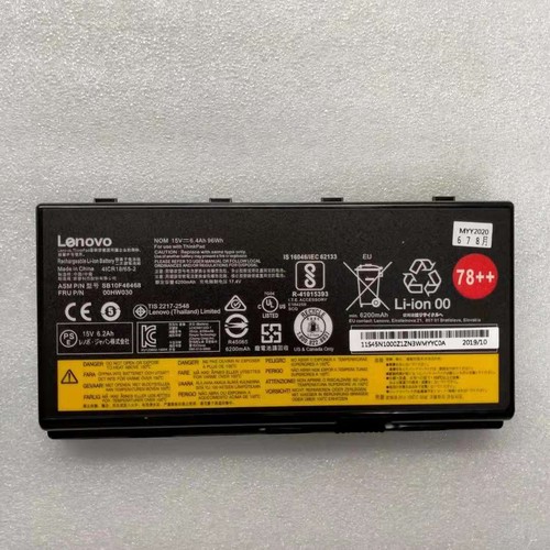 Genuine 00HW030 78++ 01AV451 OEM Battery for Lenovo ThinkPad P70 P71 ...