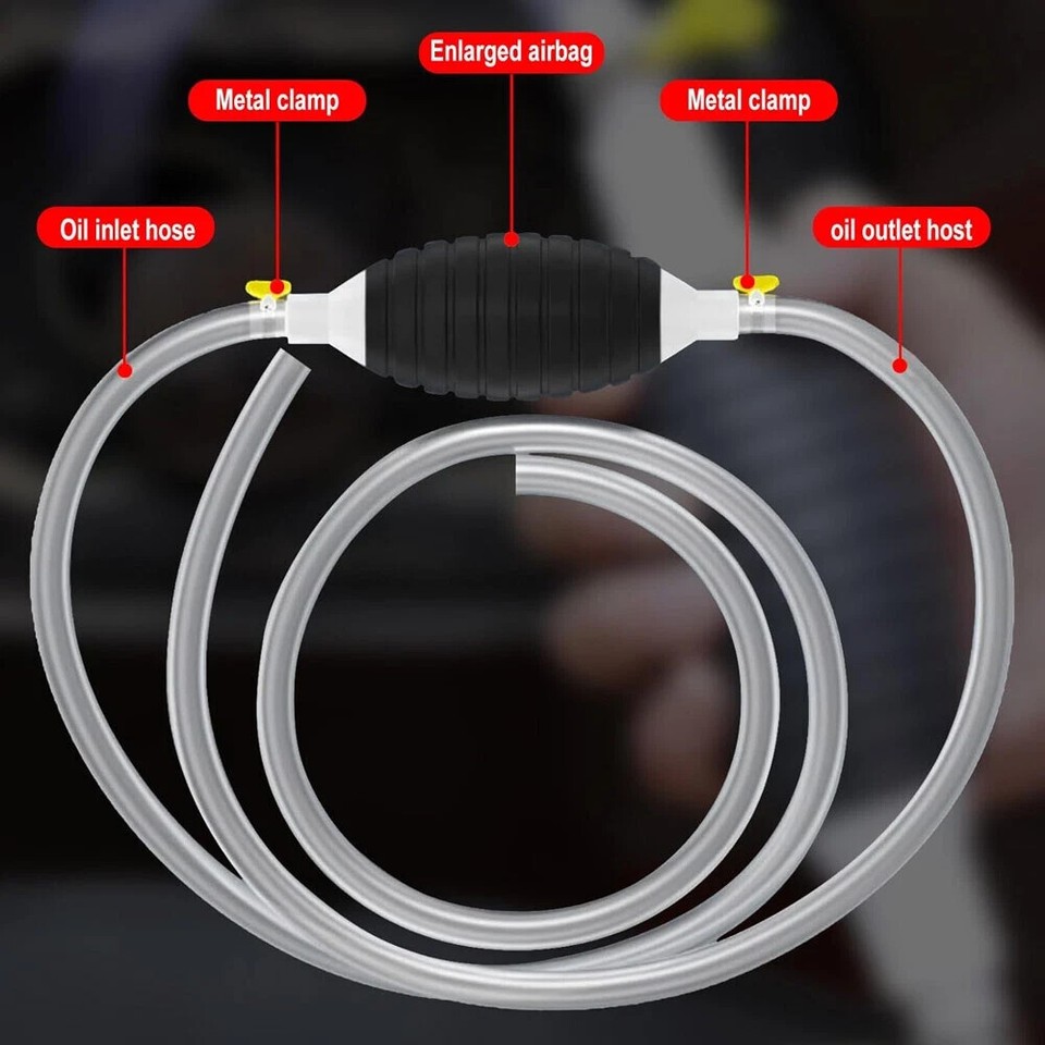 Car Fuel Tank Sucker High Flow Siphon Hand Pump for Liquid Transfer ...