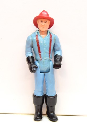 1979 Tonka Toys Play People Firefighter Fireman 3.75" Vintage Action ...