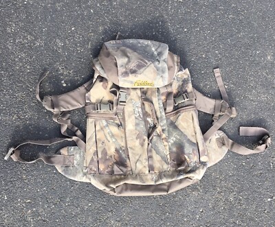 Fieldline Camo BACKPACK Large Size w padded Frame Hiking Camping ...