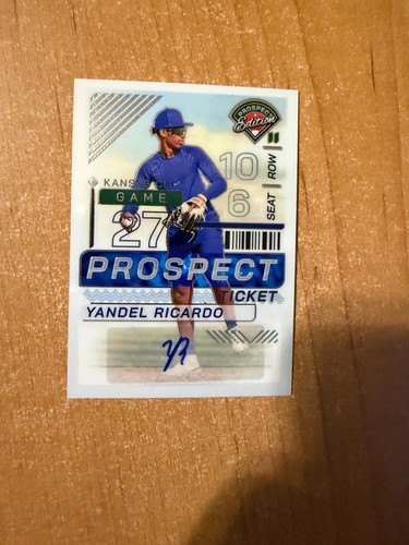 2024 Panini Prospect Edition - Yandel Ricardo - #131 Prospect Ticket ...