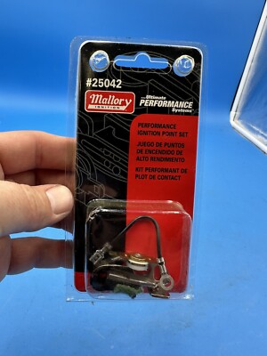 Mallory Ignition 25042 Distributor Points, Mallory, YL, 23, 25 Series ...