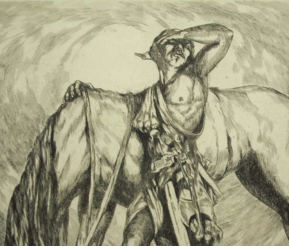 Fernand Hertenberger (1882-1970) Eau Forte Original Salammbô | eBay ...