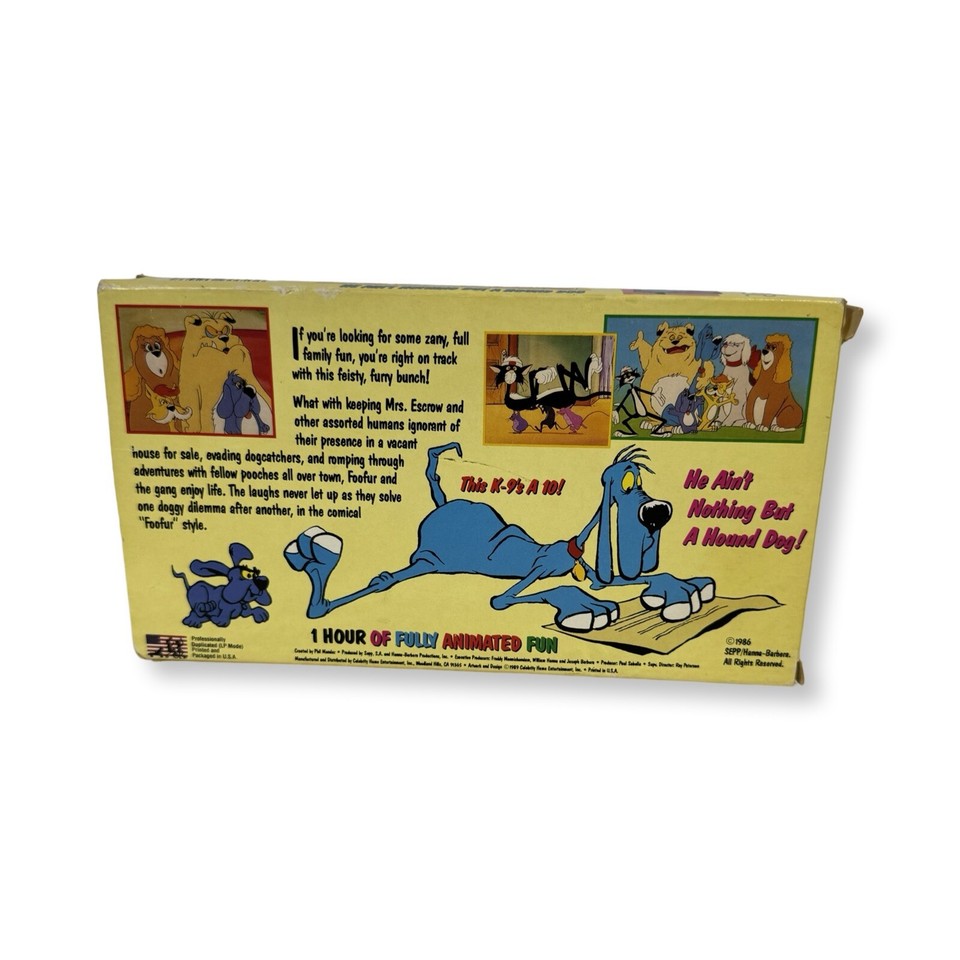 Vintage FOOFUR (VHS) THIS K-9’S A 10 - 1986 Hanna-Barbera - VGUC | eBay