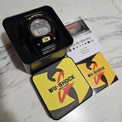 G Shock Casio Wu Shock Wu Tang Watch Rare Limited Edition Protect Ya ...
