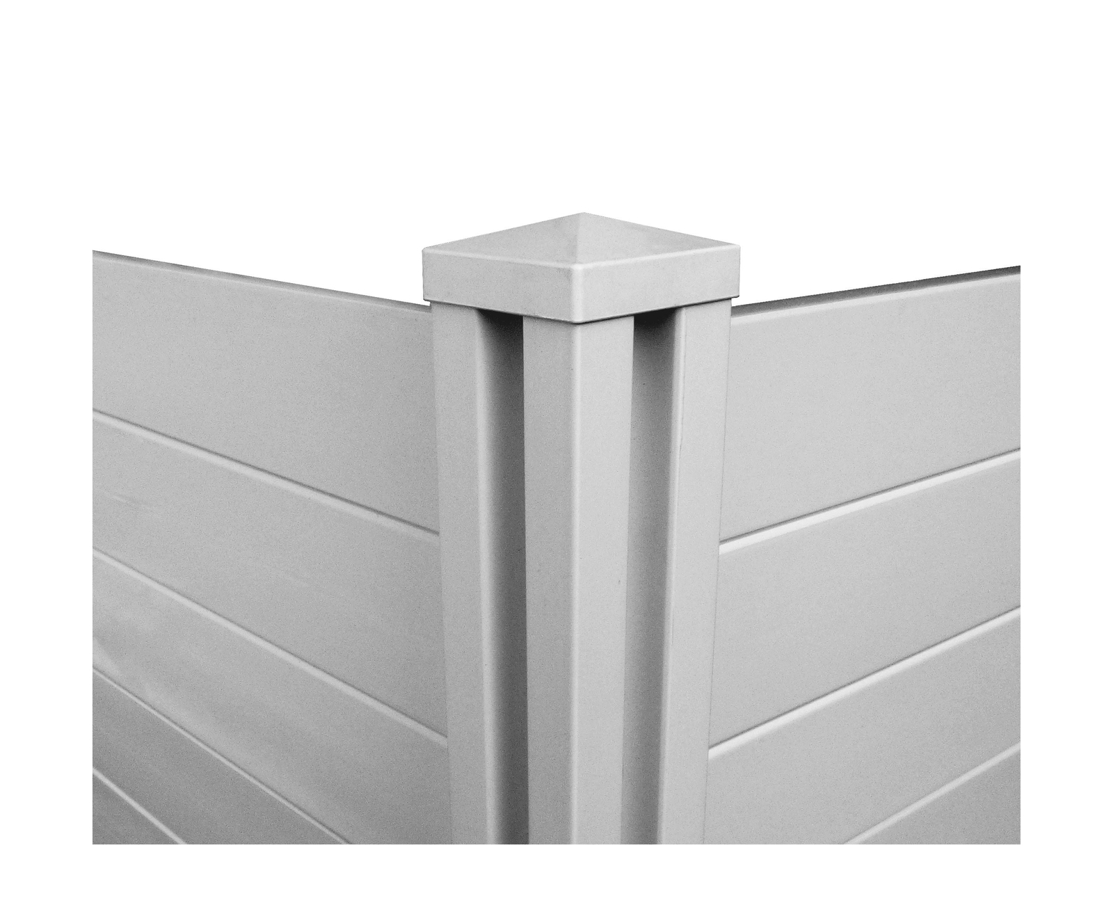 Enclo Privacy Screens ZP19014 No Dig Premium Vinyl Privacy Fence Screen ...