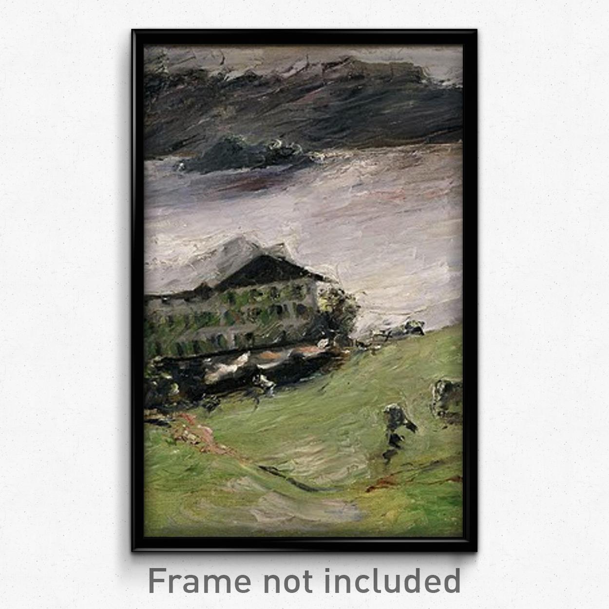 Lovis Corinth - Landscape at the Walchensee Print 11x17 Art Poster | eBay