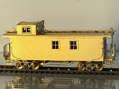 Van Hobbies V-H Models HO scale brass CNR Wood Caboose by Samhonsa | eBay
