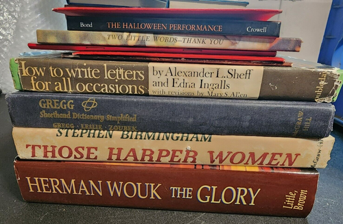 [Lot of 10] Mixed Genre Books - Fiction, Writing, Holidays, Children's ...