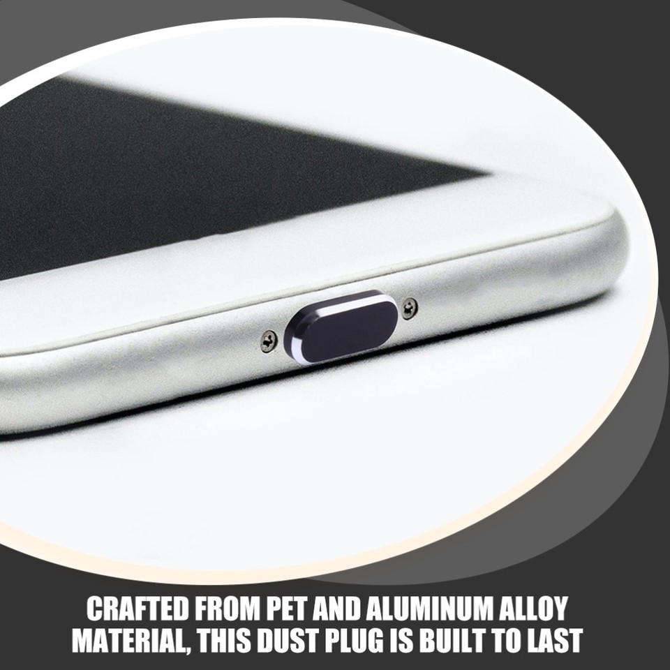 4 Pcs Mobile Phone Port Protectors Charging Protective Cover Caps ...