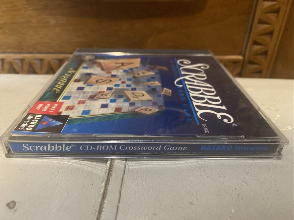 Scrabble CD-ROM Crossword Game - Hasbro Interactive Windows Mac 1996 ...