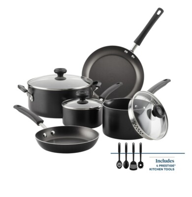Farberware 12-Piece Easy Clean Nonstick Pots and Pans/Cookware Set ...