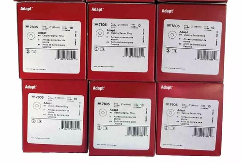 6 Hollister 7805 Adapt 2" Ostomy Barrier Ring Moldable 10 Units per Box ...