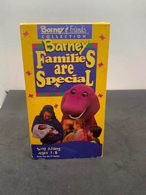Barney Families Are Special (Barney & Friends Collection) VHS Cassette ...