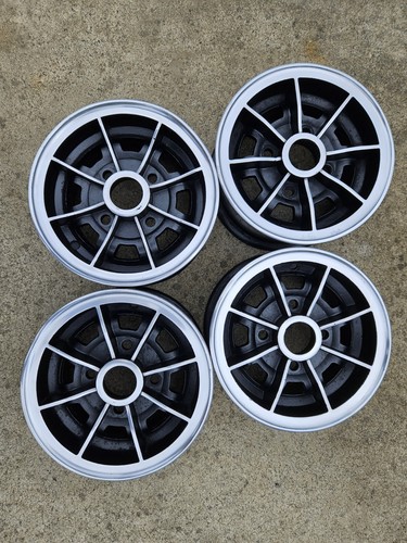 Mini Tasman 10 x 5 alloy wheels set of 4 4/101.6 Moke Clubman Cooper S ...