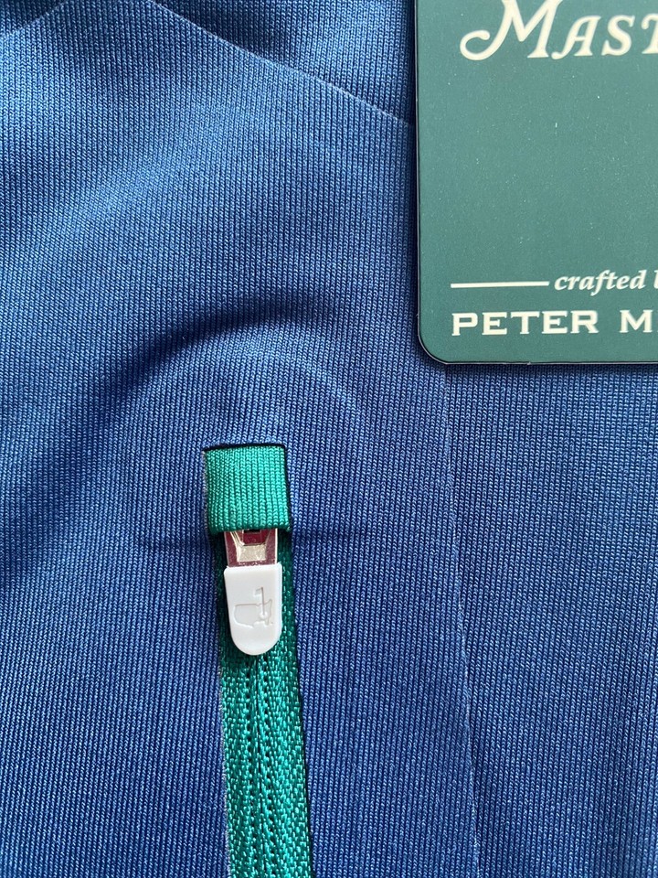 2026 Masters by Peter Millar Medium Navy Blue 1/4 Zip Pullover Augusta ...