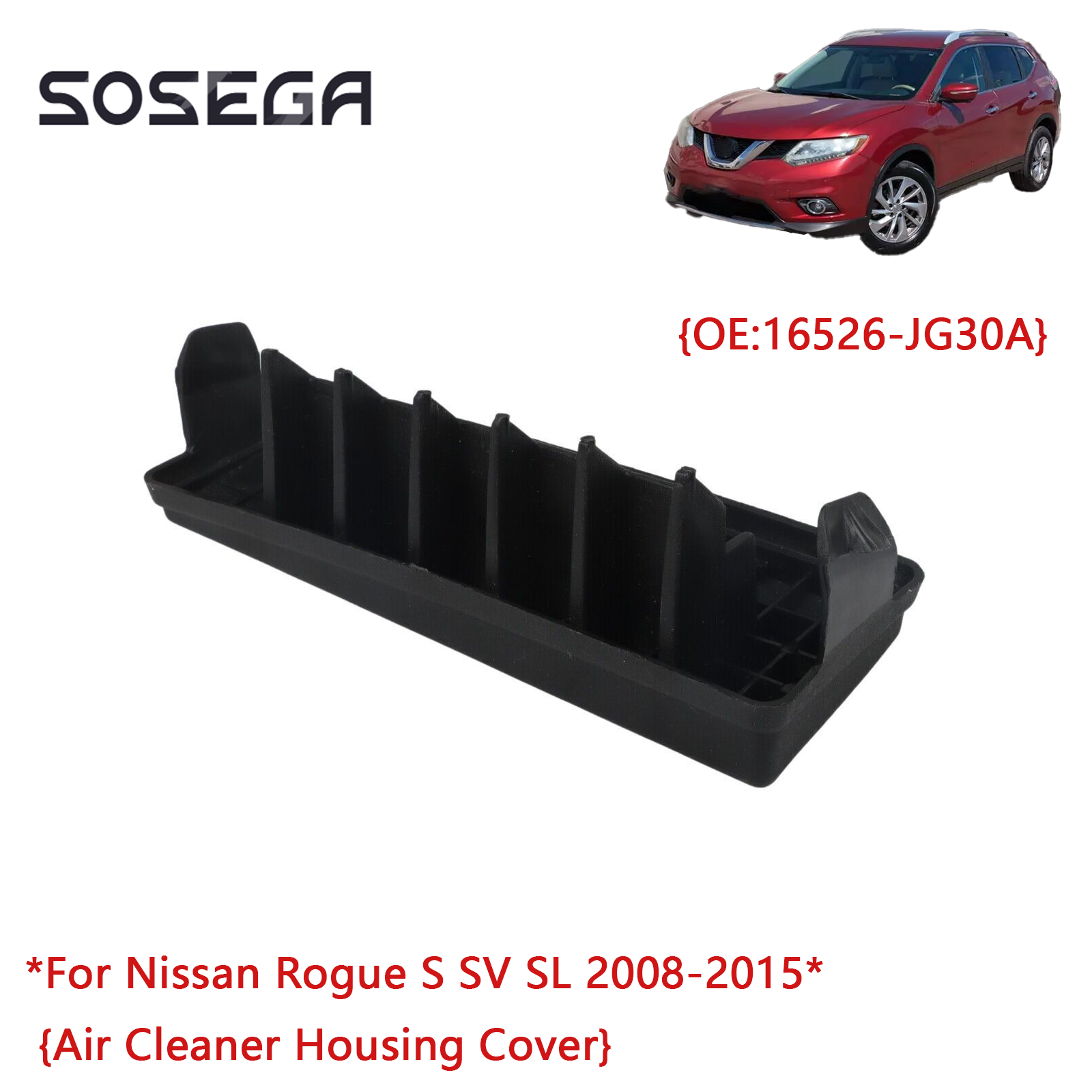 Durable Air Cleaner Housing Cover For Nissan Rogue S/SV/SL 2008-2015丨 ...