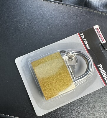 Metal Padlock with 2 Keys 2in./50m- Brand New Tool Bench Lock | eBay
