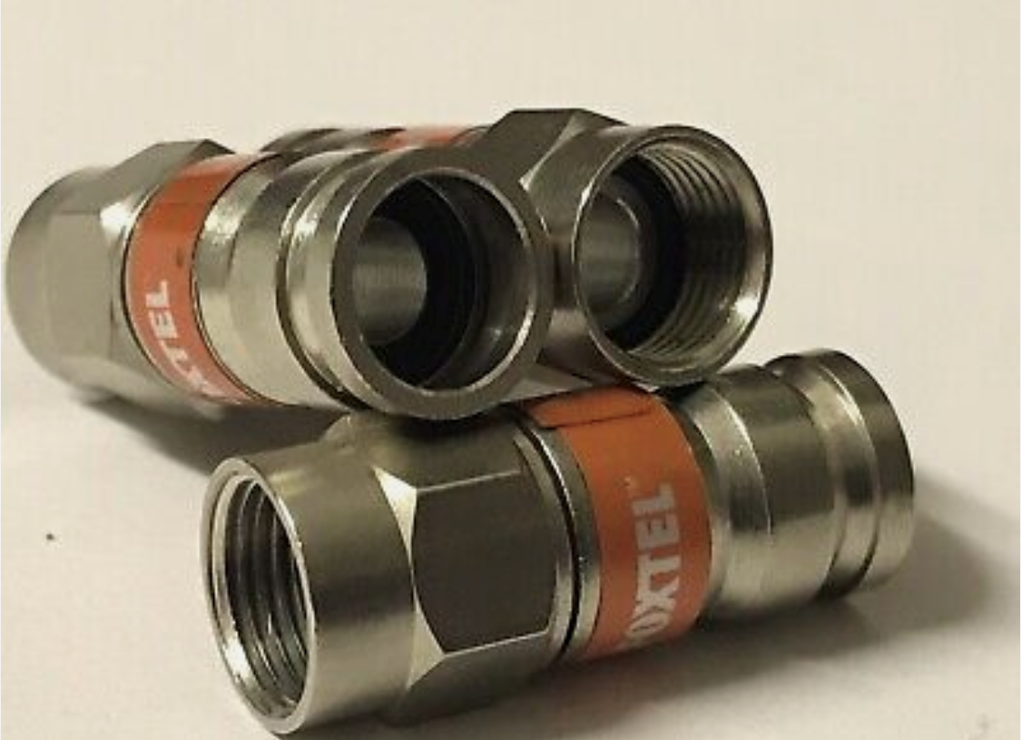 PCT-TRSF-6L FOXTEL APPROVED RG-6 F-TYPE COMPRESSION CONNECTORS 50 PER ...