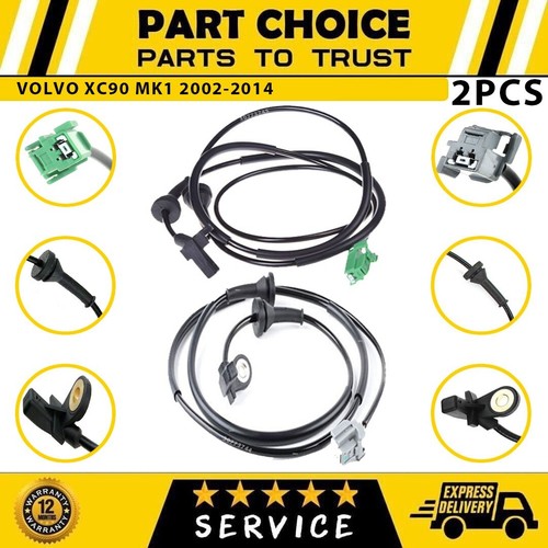 2X REAR LEFT & RIGHT ABS WHEEL SPEED SENSOR FOR VOLVO XC90 MK1 ( 2002 ...