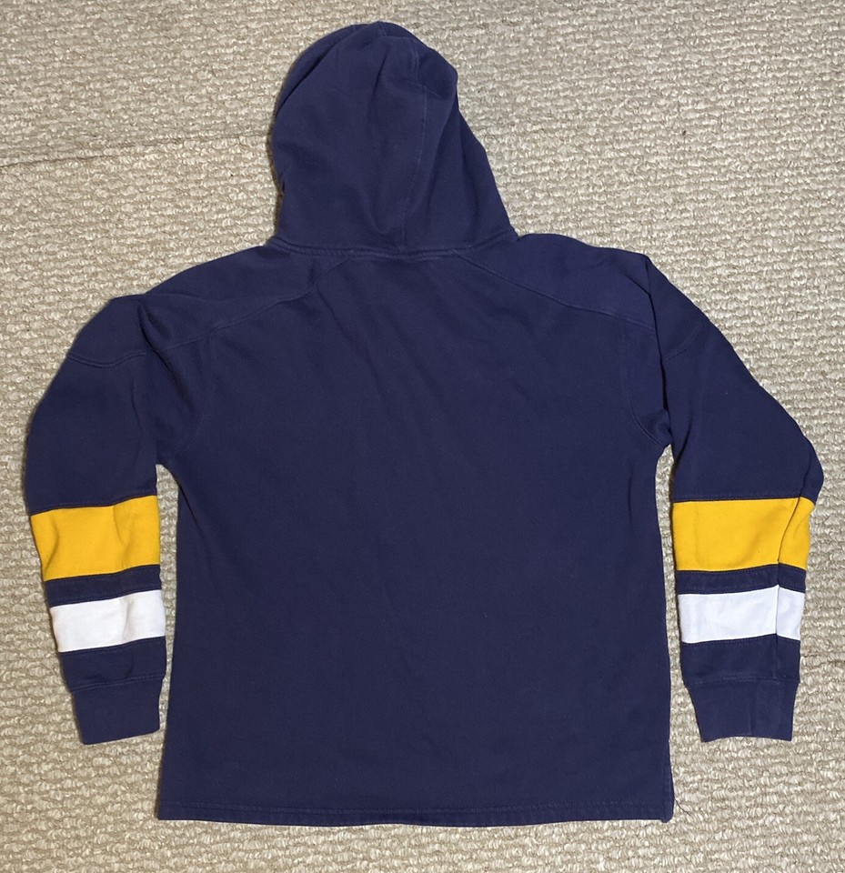 Nashville Predators Lace Up Pullover Hoodie Heavy Sweatshirt Mens M ...