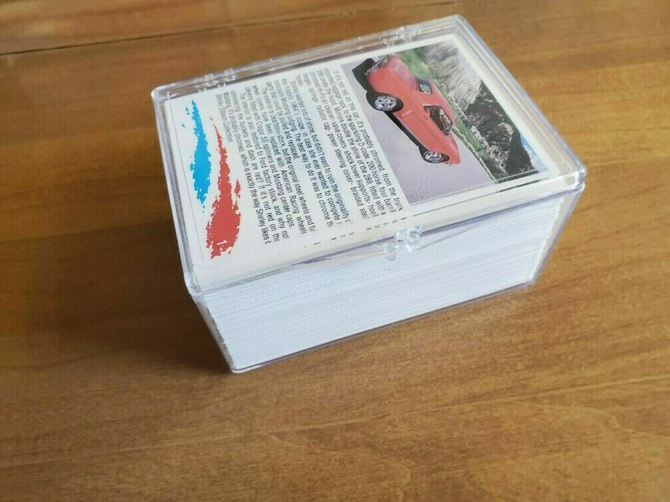 Mustang Cards Series I & II, 210 card base set in snap top boxes MINT ...