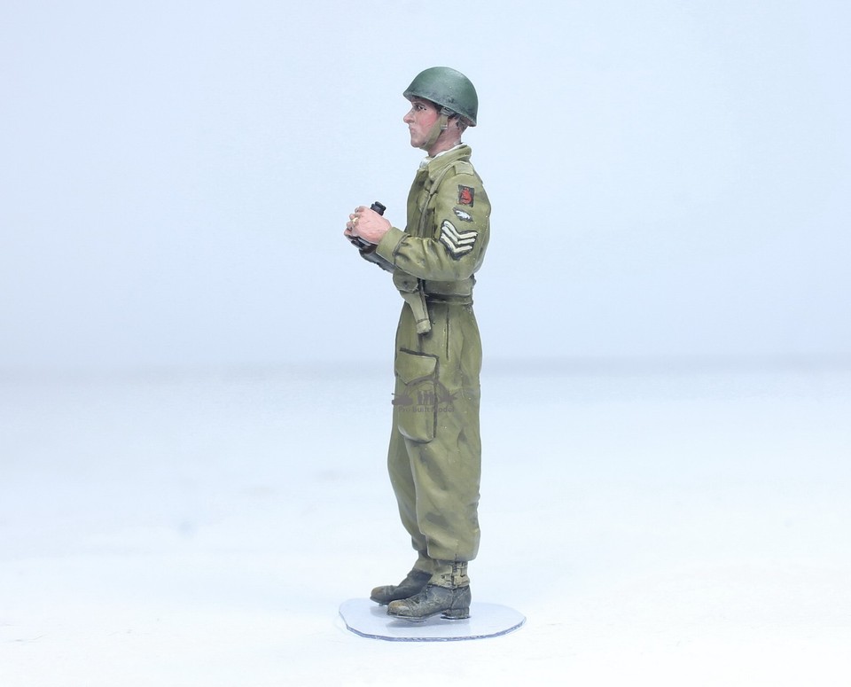 PreSale British Tank Commander (set 2) WW2 1:35 Pro Built Model | eBay