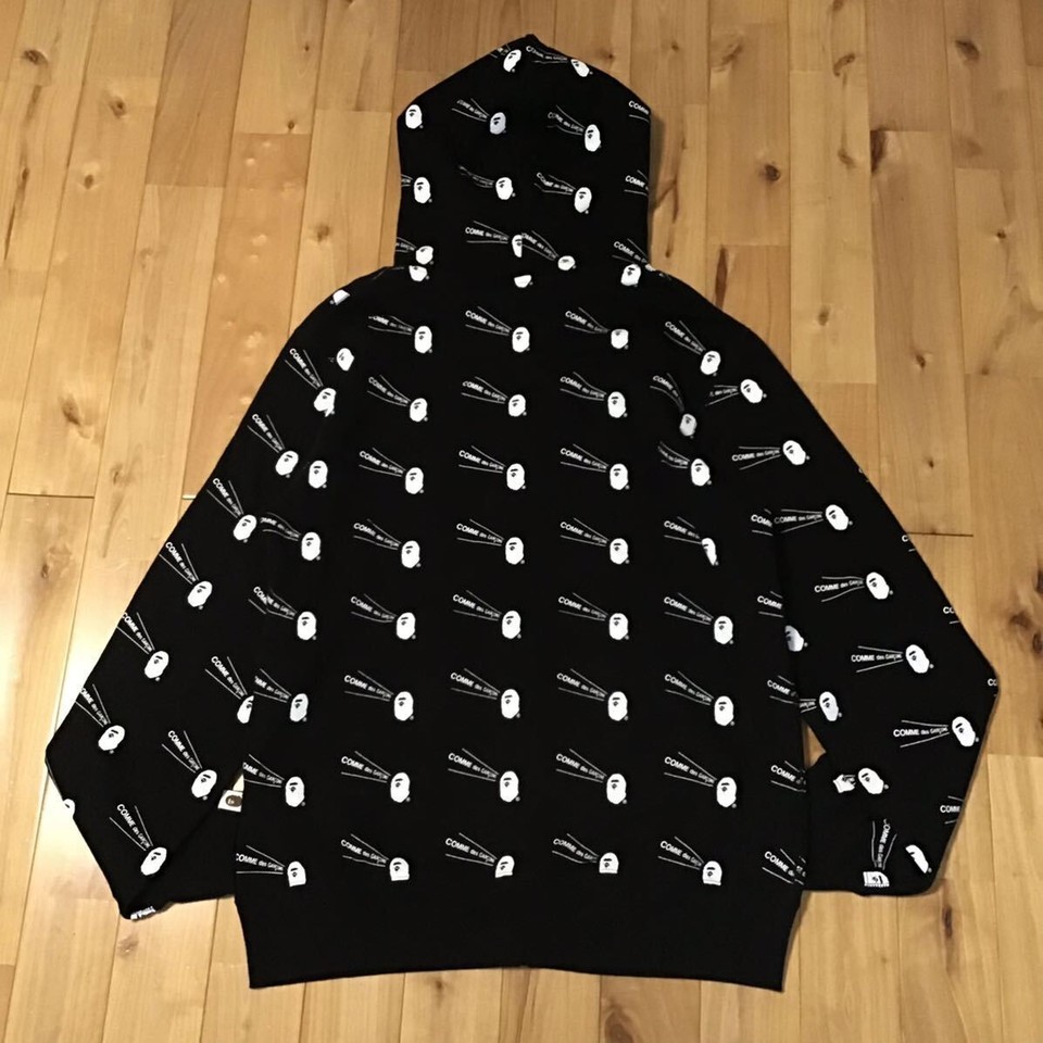 Xl Cdg Osaka Bape Monogram Full Zip Hooie A Bathing Ape Comme Des ...