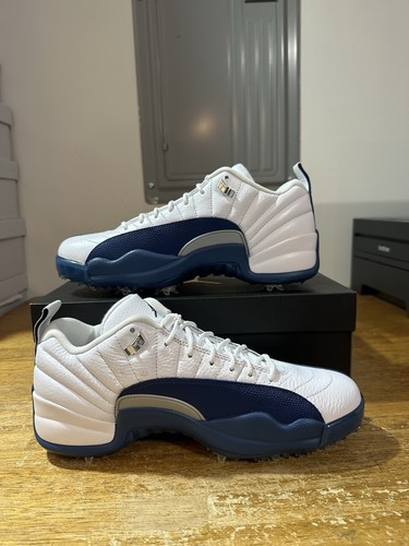Men's 8-11 Nike Air Jordan XII 12 Retro Low Golf French Blue White ...