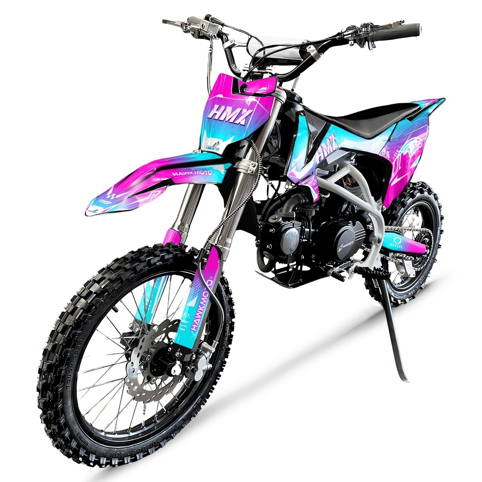 Hawkmoto HMX Pro 190cc Geared Kids Pit Bike 17/14 with graphics kit ...
