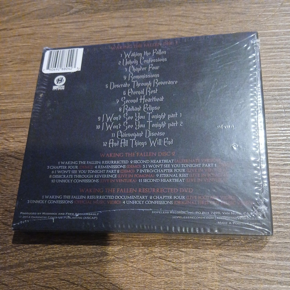 Avenged Sevenfold Waking the Fallen Resurrected 2cd/DVD Set Still ...
