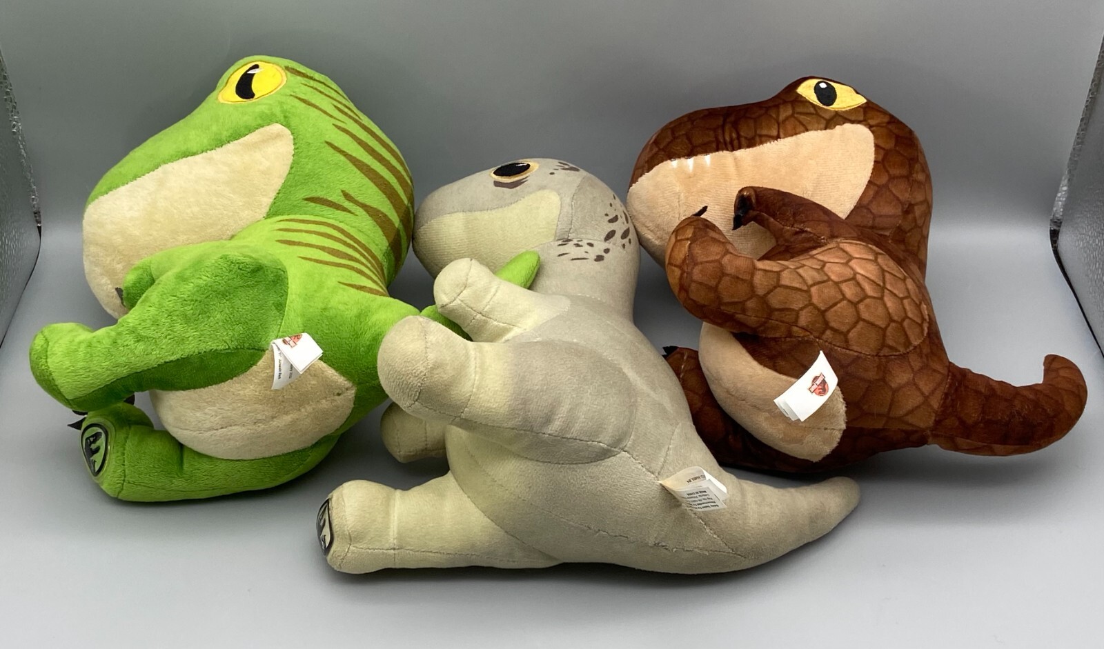 Jurassic Park Baby Dinosaur Plush set of 3 Velociraptor T Rex ...
