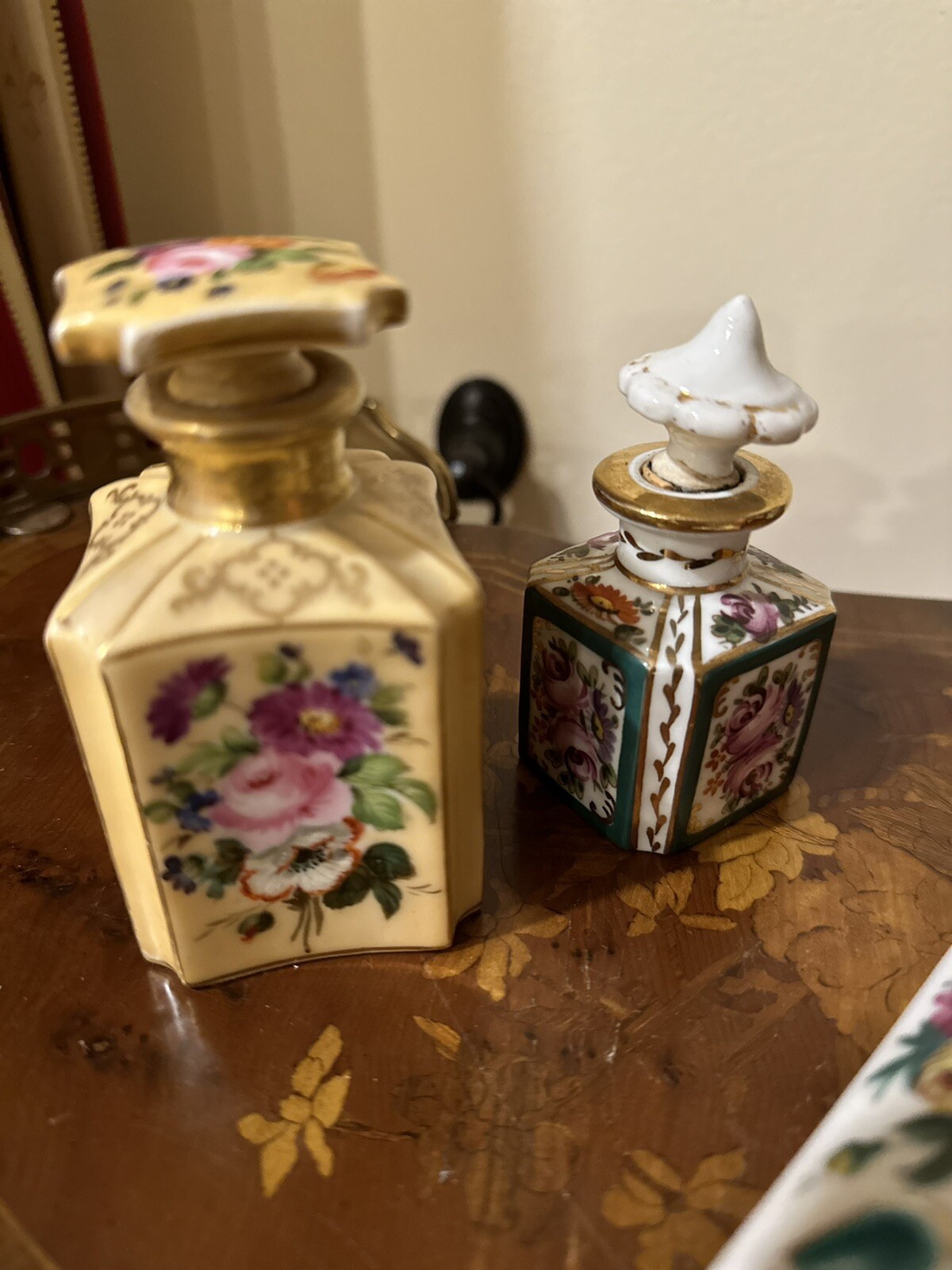 Antique French And European Porcelain Perfume Handpainted Bottles | eBay
