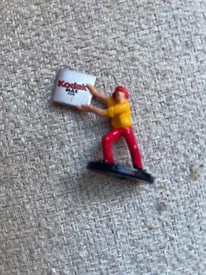 VINTAGE 1998 TYCO KODAK HO SCALE SLOT CAR RACING PIT CREW MEMBER MINI ...