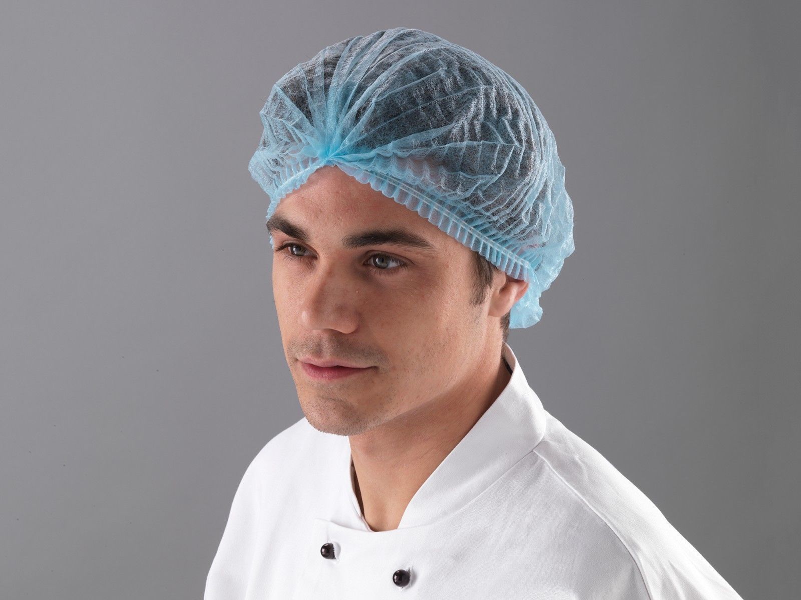 Disposable Caps Hair Net Food Catering Kitchen Mob Workwear Hat ...